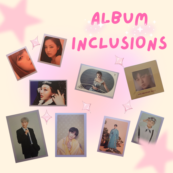 ALBUM INCLUSIONS – Kpop Kardz